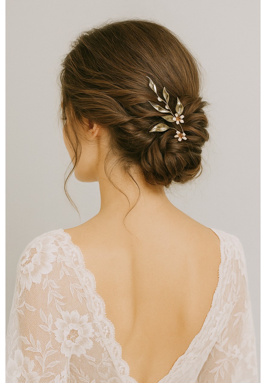 Trio d'accessoires cheveux mariage demoiselle d'honneur et marié ...